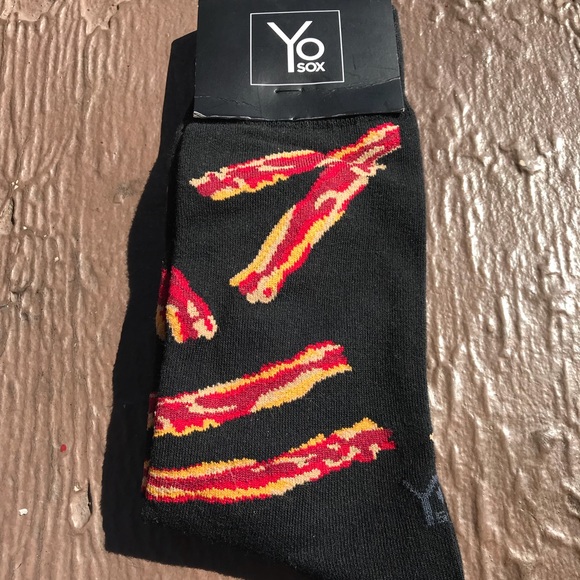 Yo-Sox | Underwear & Socks | Bacon Socks By Yosox New Mens Sizes 72 Nwt ...
